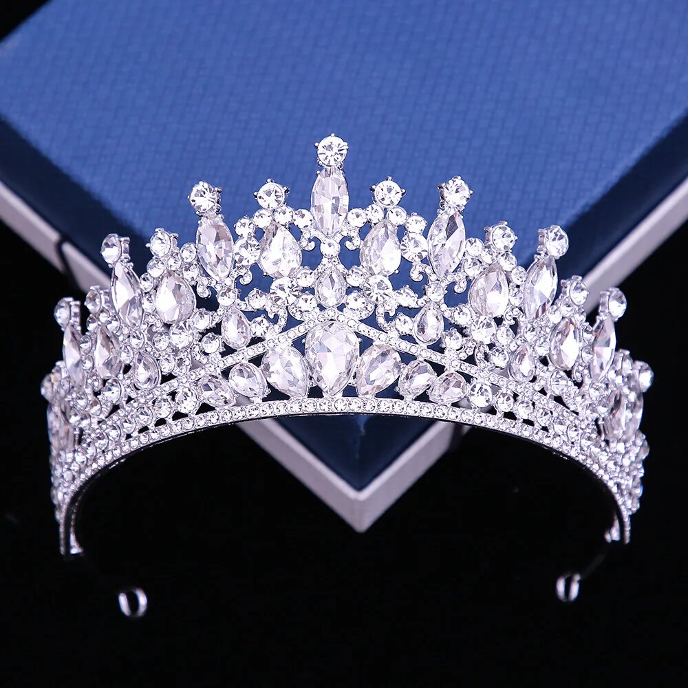 Хрустальная тиара DIEZI, silver