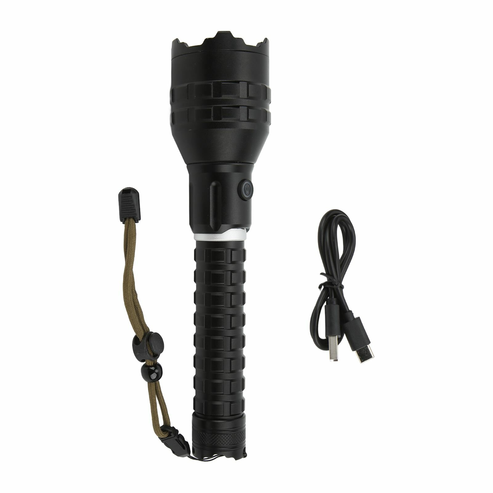 Фонарик LED Type-C IPX4 эргономичный