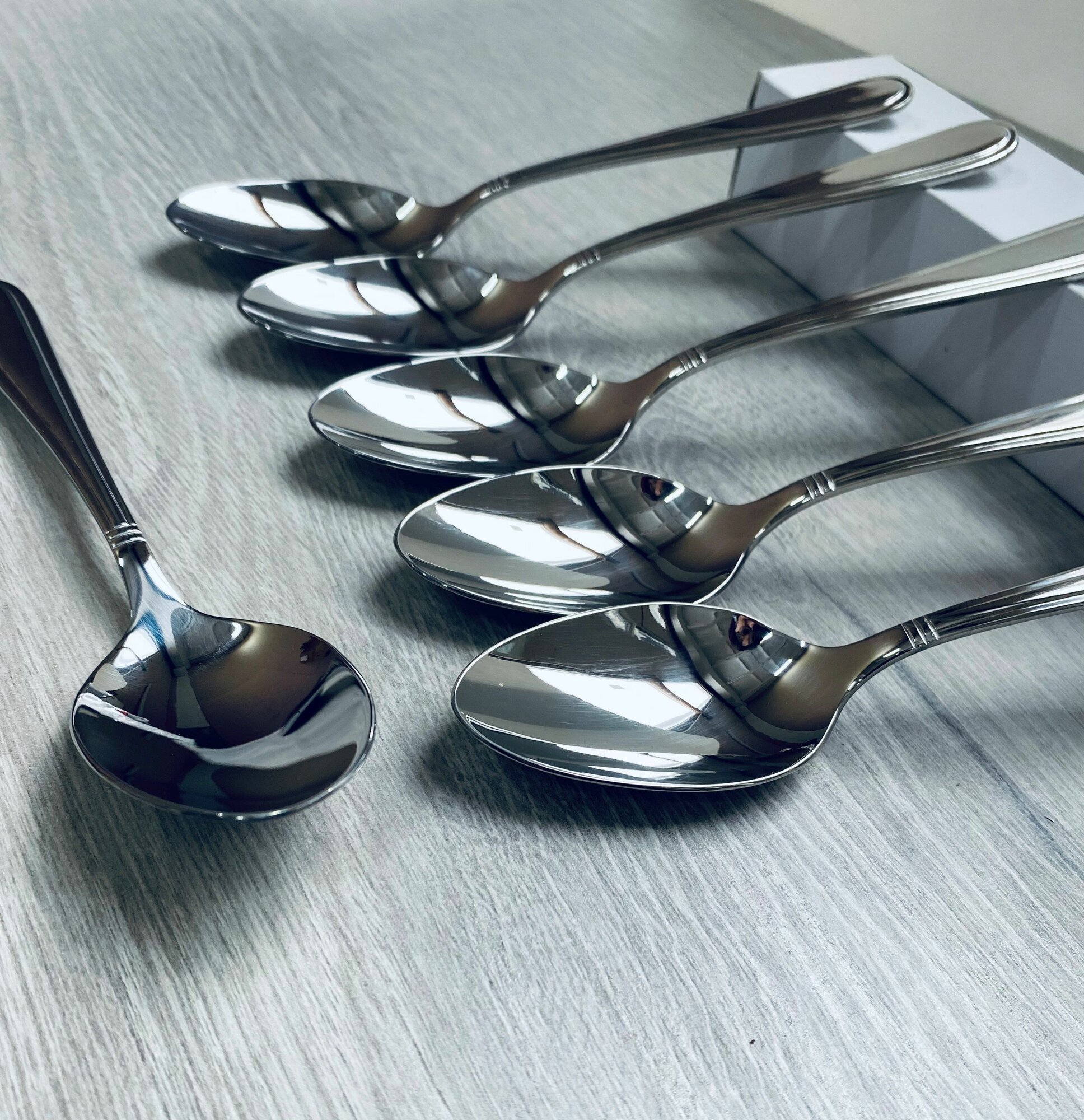 Ложка десертная (6шт) L18.1см, нерж. сталь 18/10, Bonita, Gerus