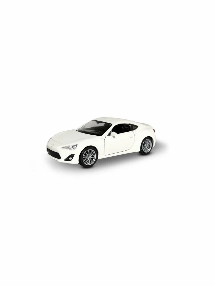 Машинка WELLY TOYOTA 86 / модель машины 1:38 с пружинным механизмом / цвет белый