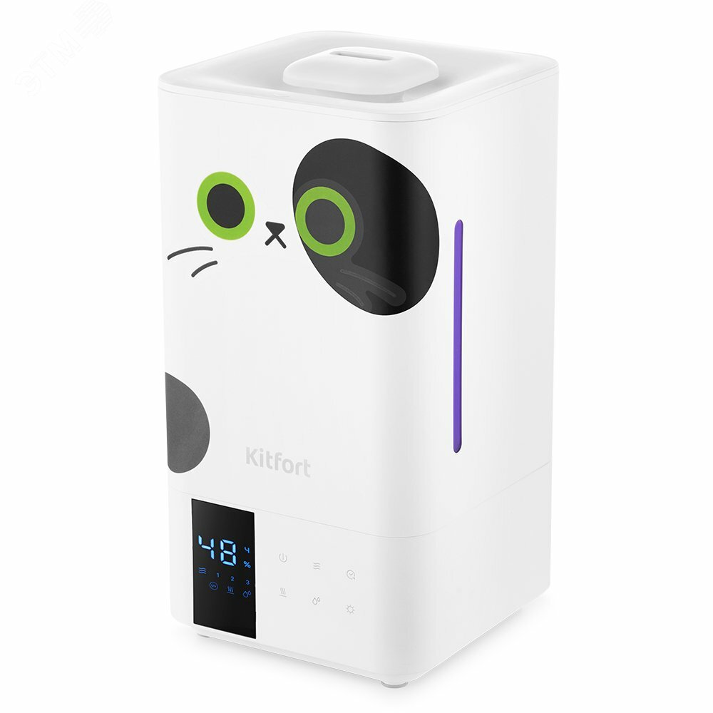 Увлажнитель воздуха KT-2885, объем 5 л, мощность 25 Вт, цвет белый