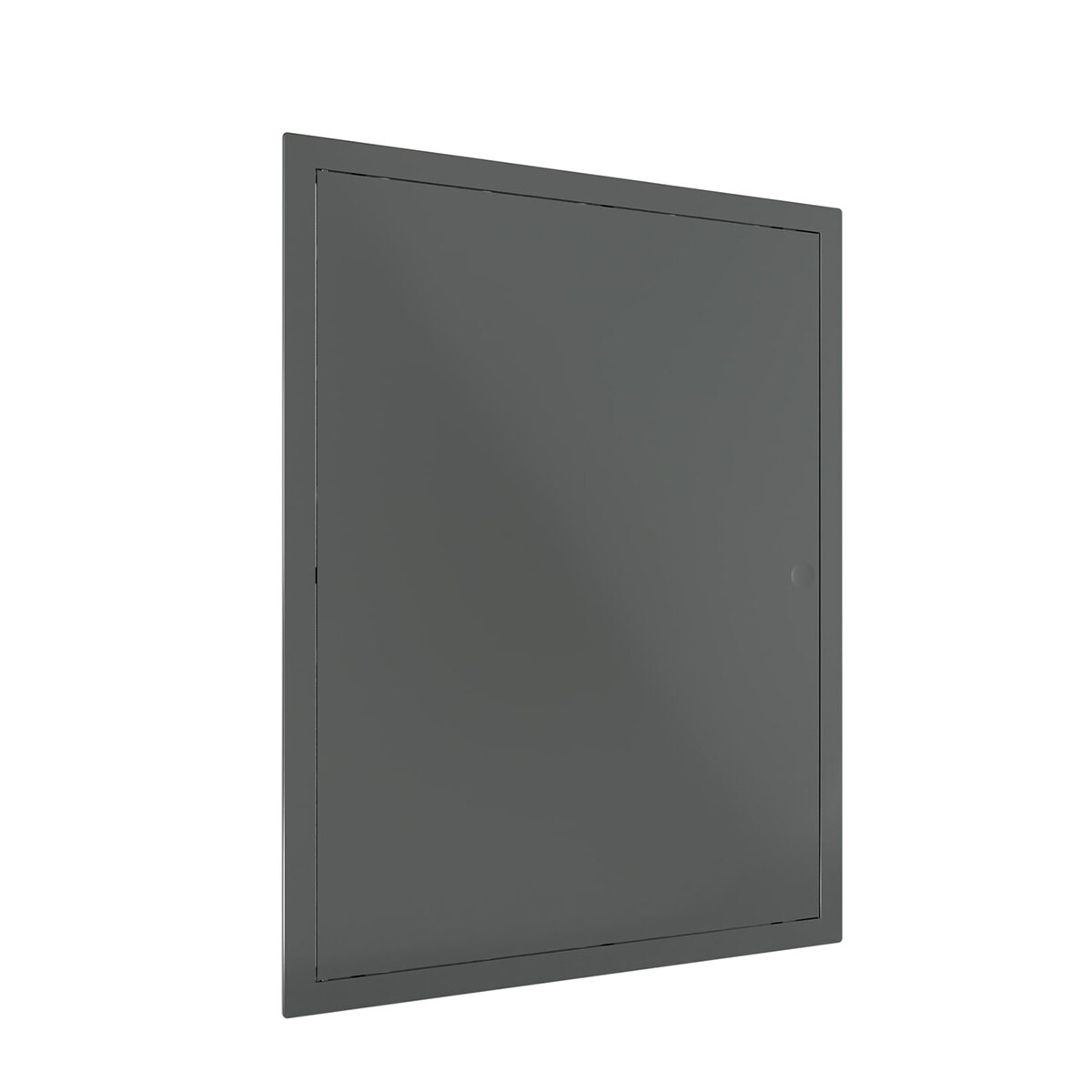 Люк-дверца ревизионная Evecs L3040N gray, нажимная, с фланцем 300 x 400 мм, 327 x 423 мм