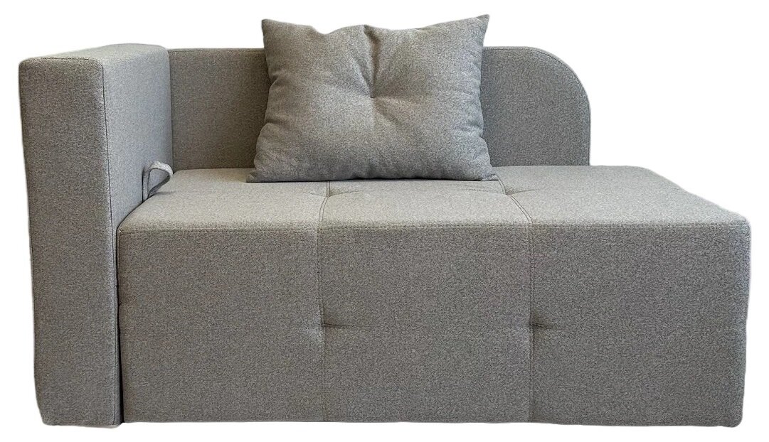 Диван тахта раскладной StylChairs Дарья (Левый), ткань, бежевый, с ящиком