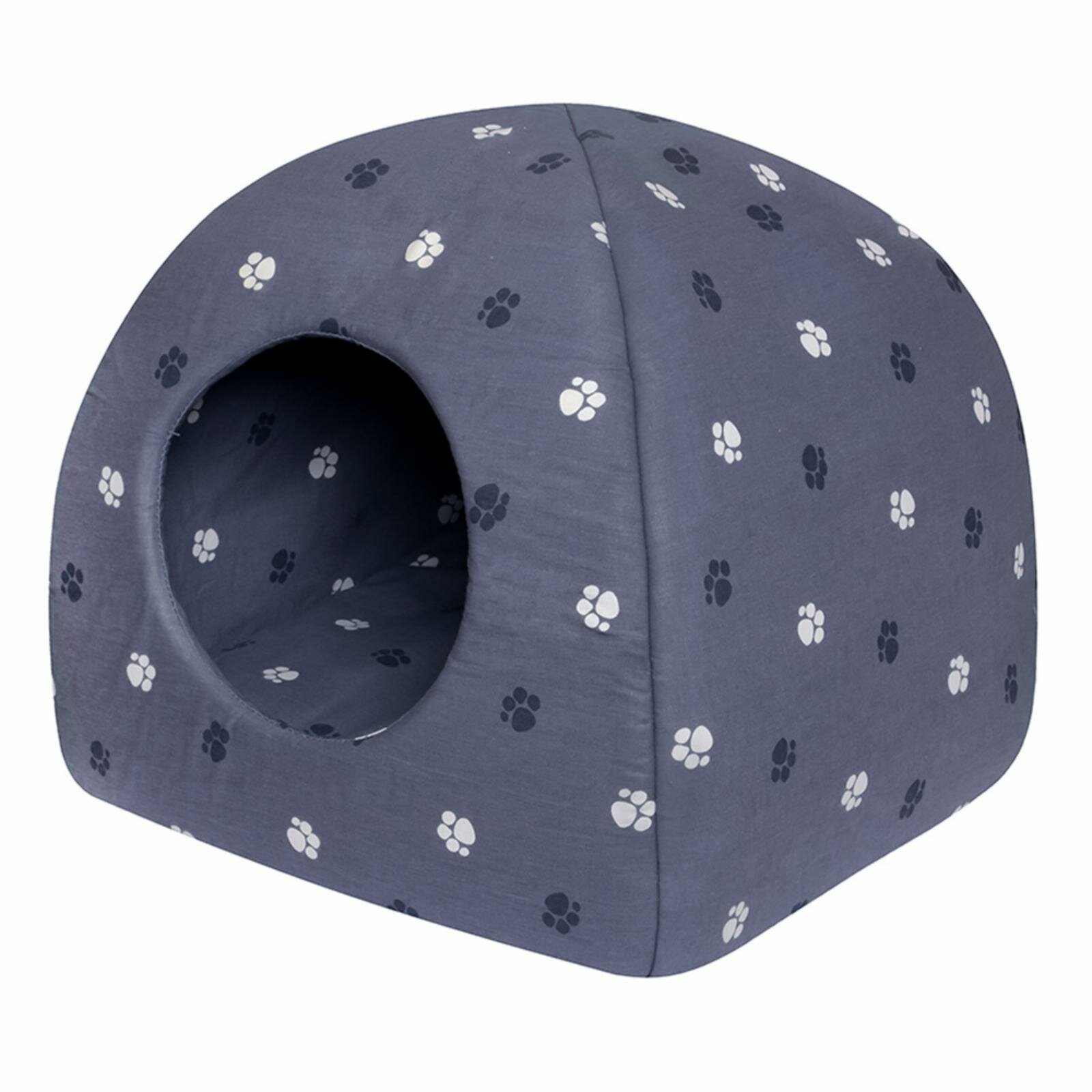 Мягкий домик с подушкой "Юрта", серый