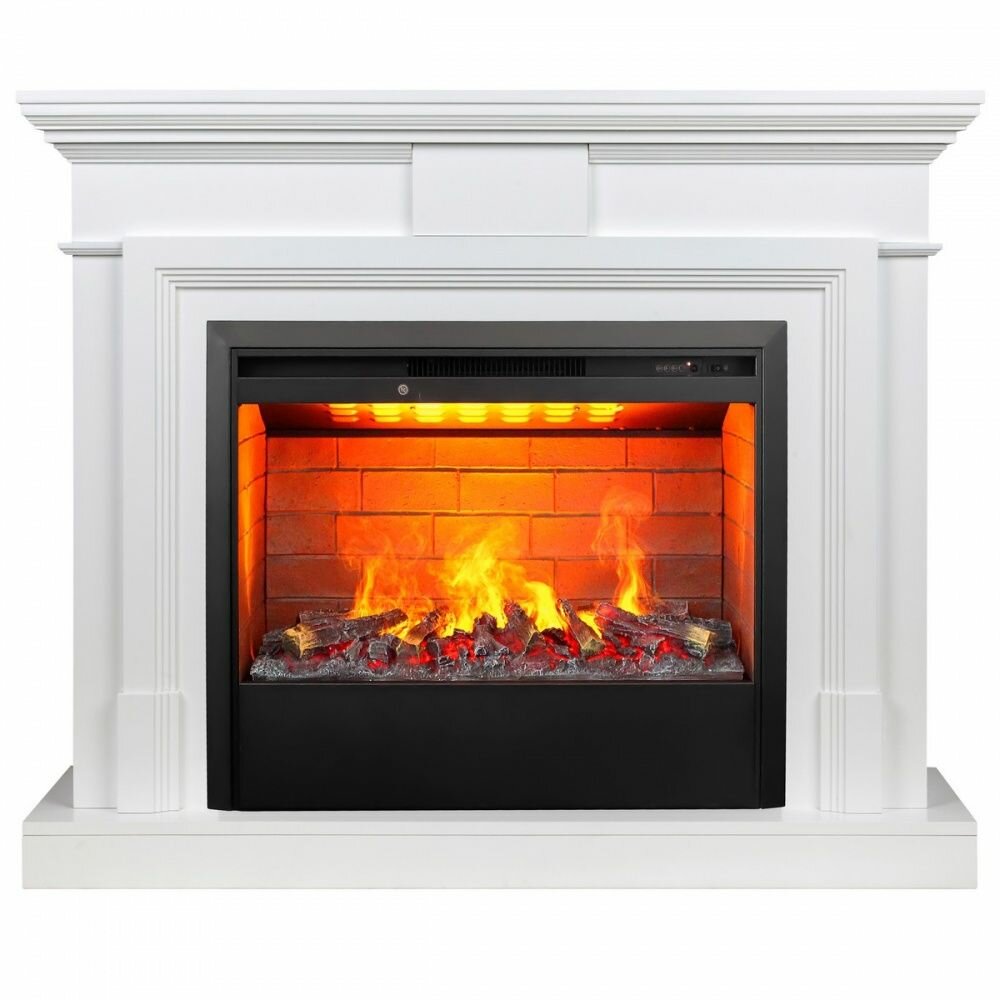 Электрокамин RealFlame Marco 25,5/26 WT с очагом 3D Helios 26