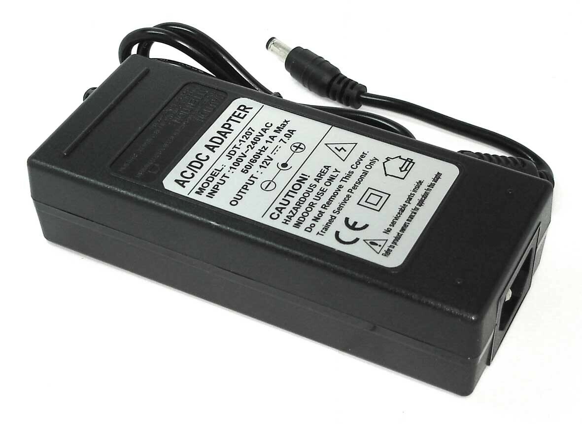 Блок питания для мониторов и телевизоров 12V 7A 84W 5.5x2.5 мм