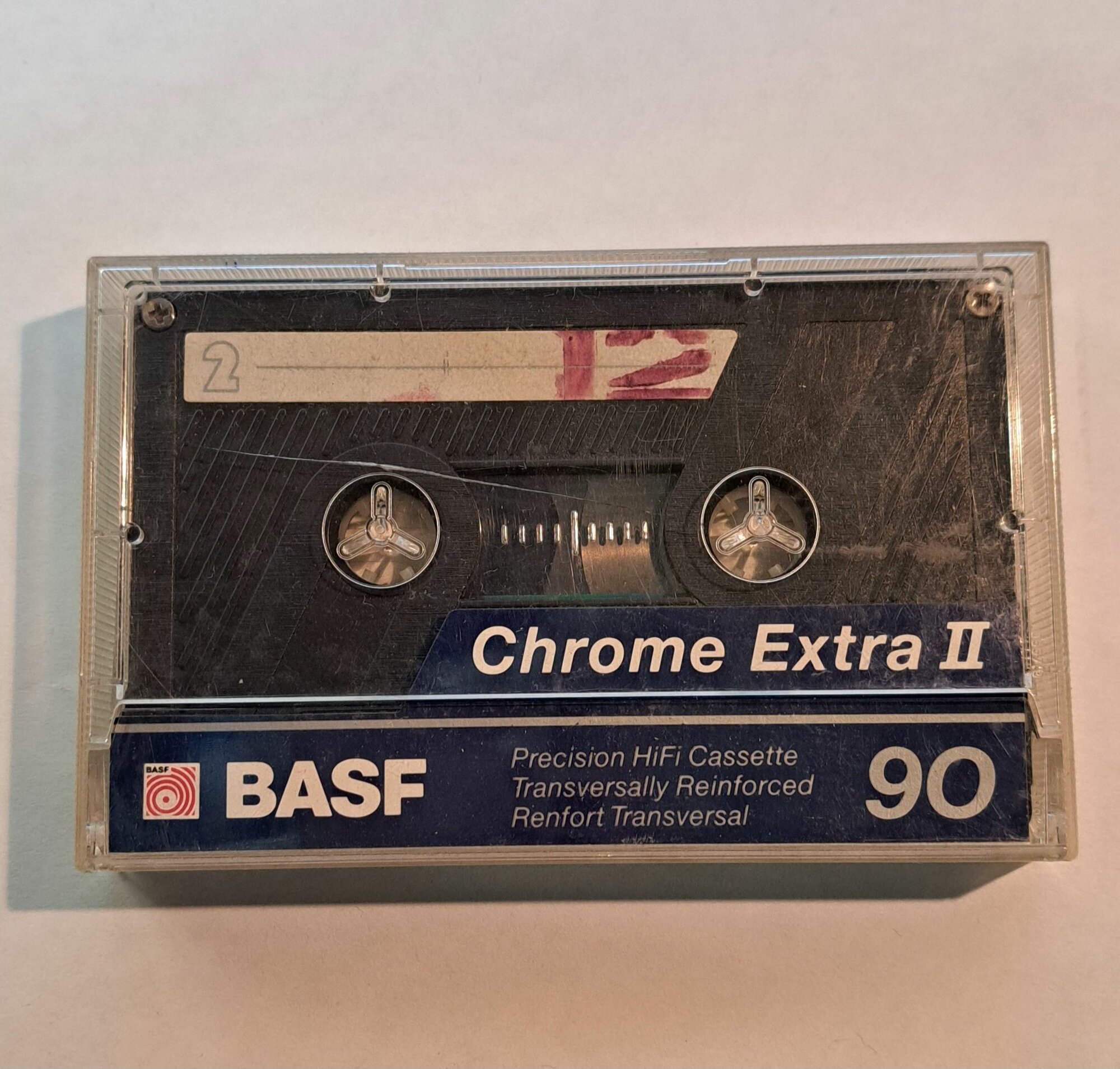 Aудиокассета BASF Chrome Extra II 90 1989 г.