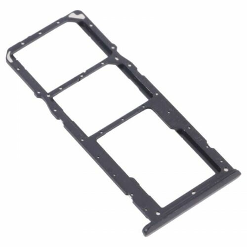 Держатель SIM для Realme C25s (RMX3191/RMX3195) Черный card holder адаптер переходник лоток слот для СИМ-карты