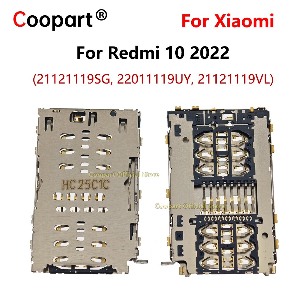 Слот для SIM-карты Redmi 10 2022, 1Pcs 0riginal