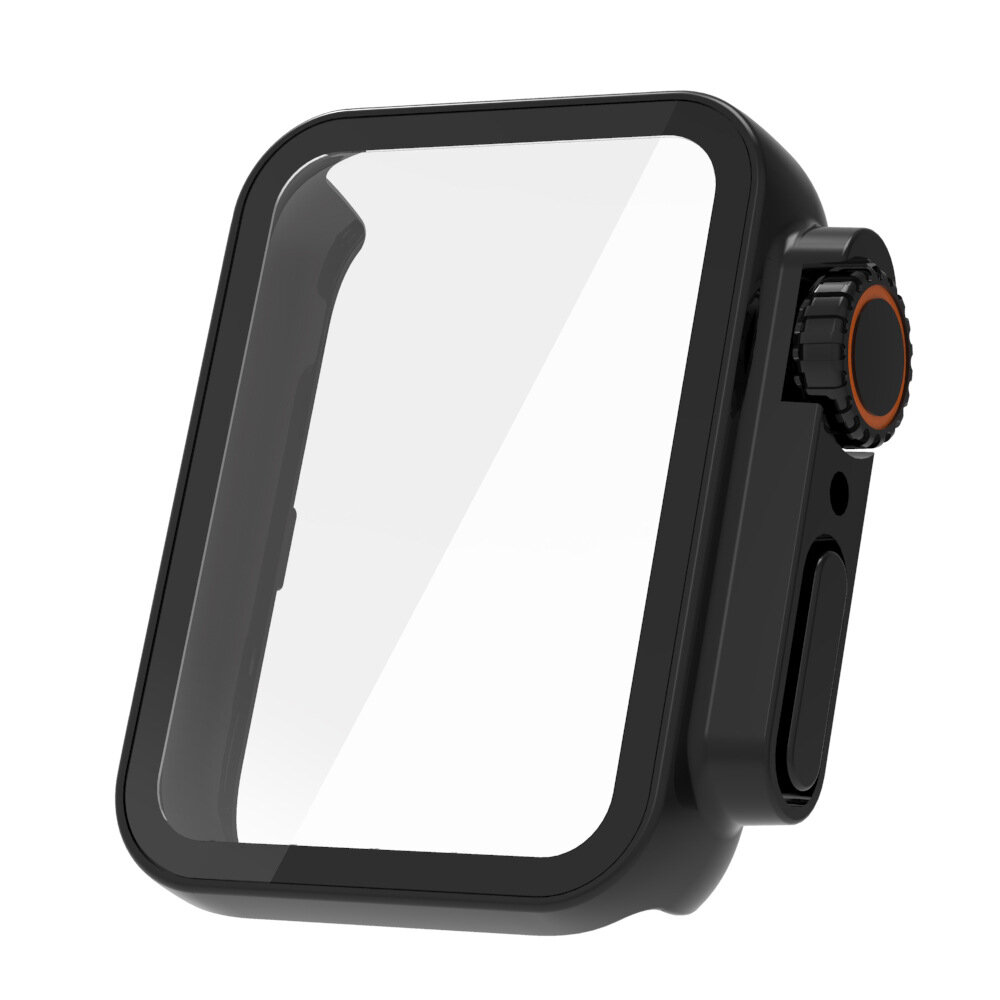 Чехол защитный для Xiaomi Band 9 Pro, черный, из эластичного силикона с антицарапающим покрытием