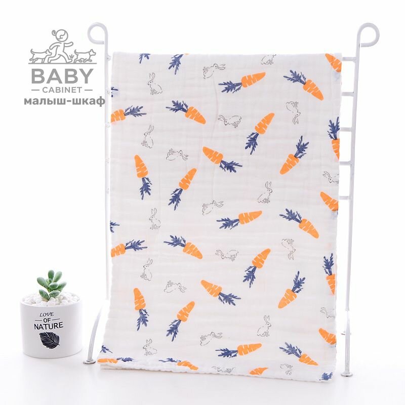 Полотенце-халат Детские Банное полотенце Марля 6слоя