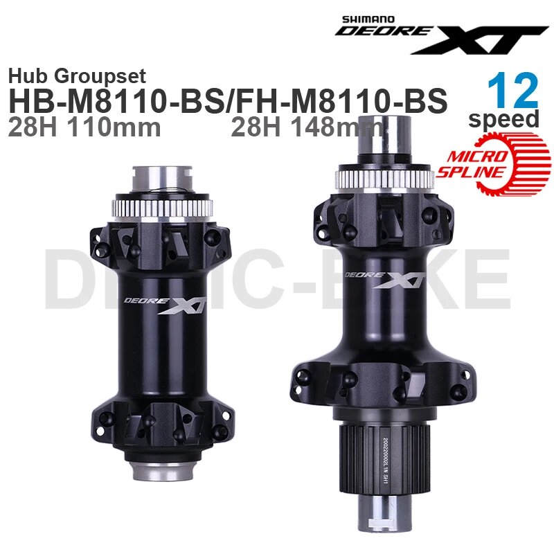 Shimano Deore XT M8110 Хаб 28H 110/148, M8110-BS
