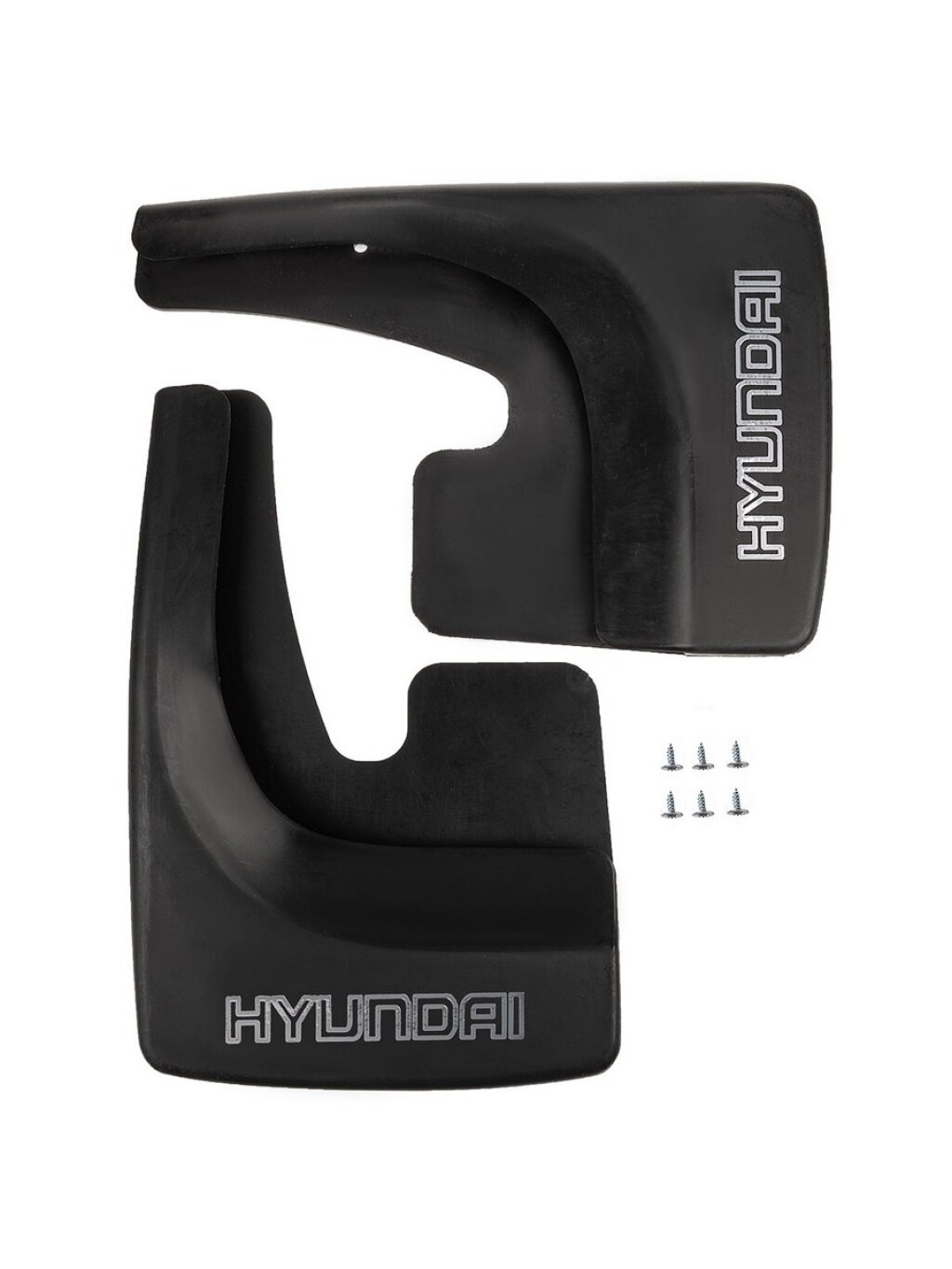 Брызговики универсальные HYUNDAI "SKYWAY" (2 шт.) черный