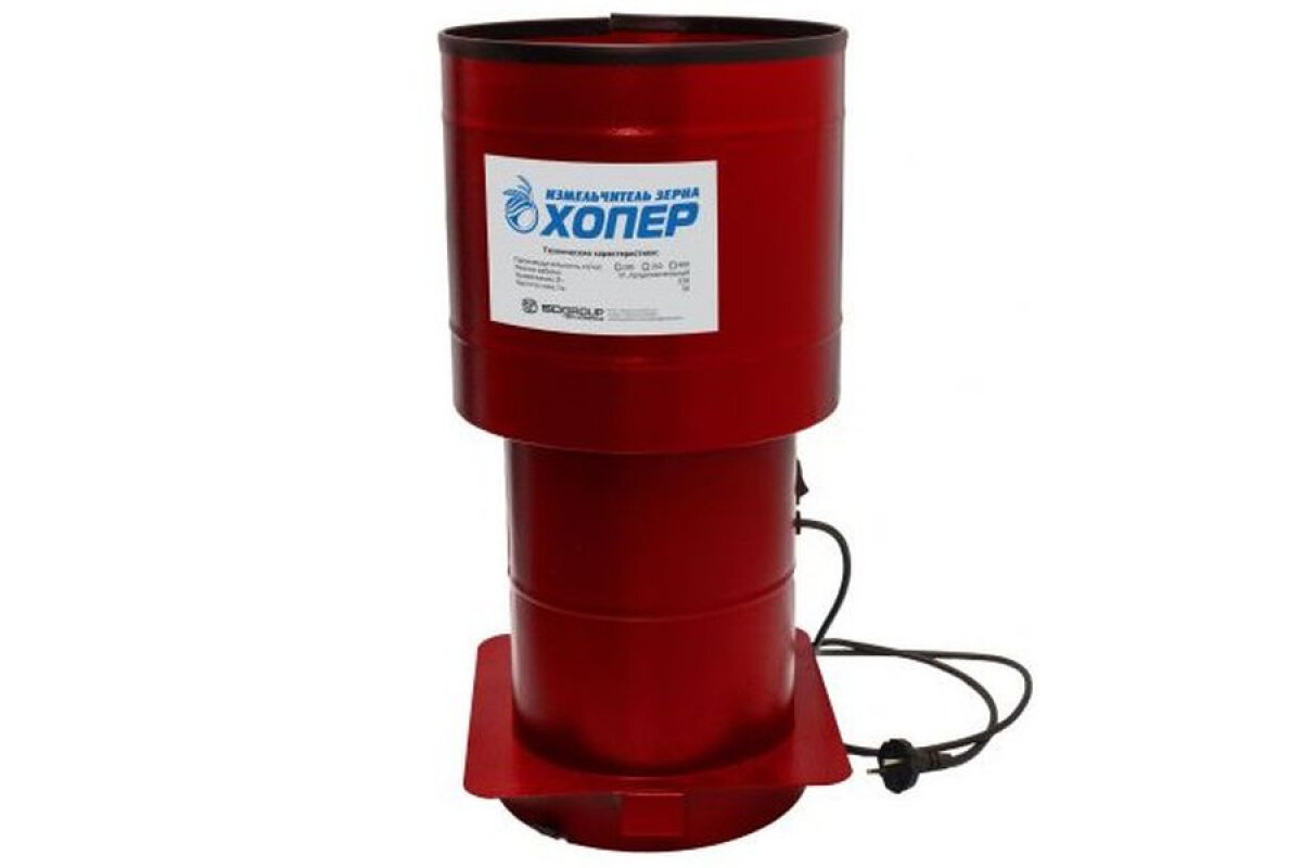 Зернодробилка электрическая дробилка для зерна 400 круглый