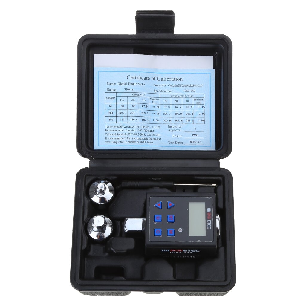 Универсальный цифровой измеритель крутящего момента, компактный и портативный электронный ключ 0,3-340 Нм для точных измерений и ремонта