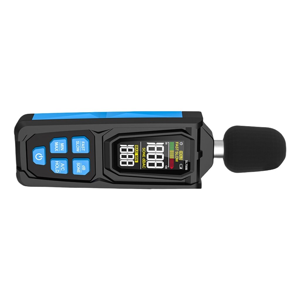 30-130DB Decibel Meter Измерение прибора с A-C/C Данные держат SPL-тестер цифровой уровень звука.