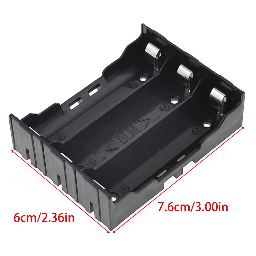 5 двухэлементных батарейных отсеков 18650