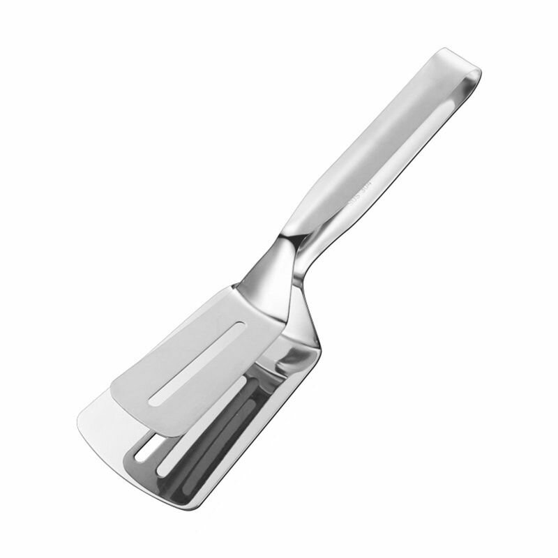 Прочная лопатка для жарки из нержавеющей стали, зажим жареной рыбы, эргономичная ручка, простая в использовании лопаточка говяжьего стейка, стейк