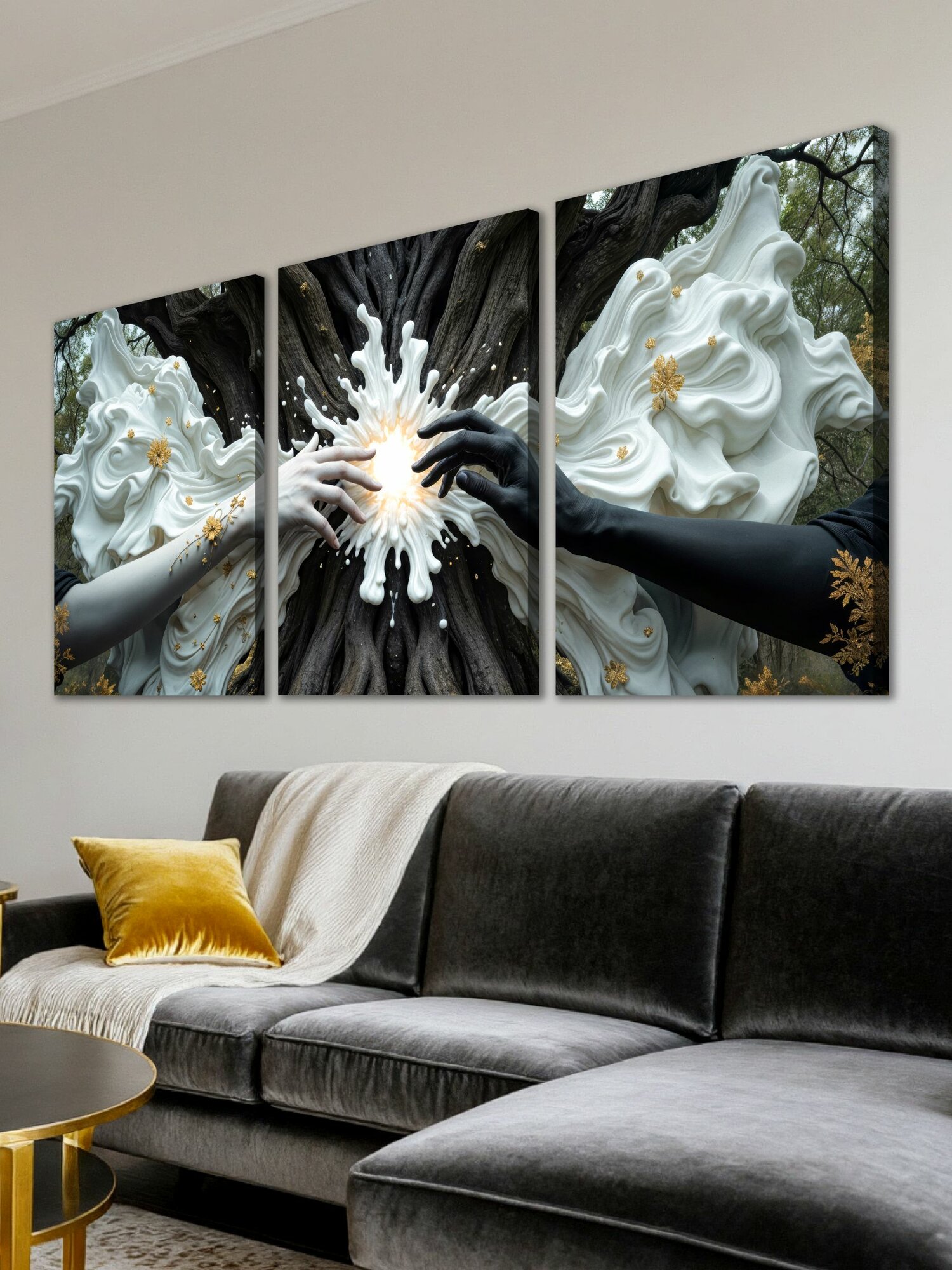 Картина на стену модульная "Совместное открытие", 150 см х 70 см