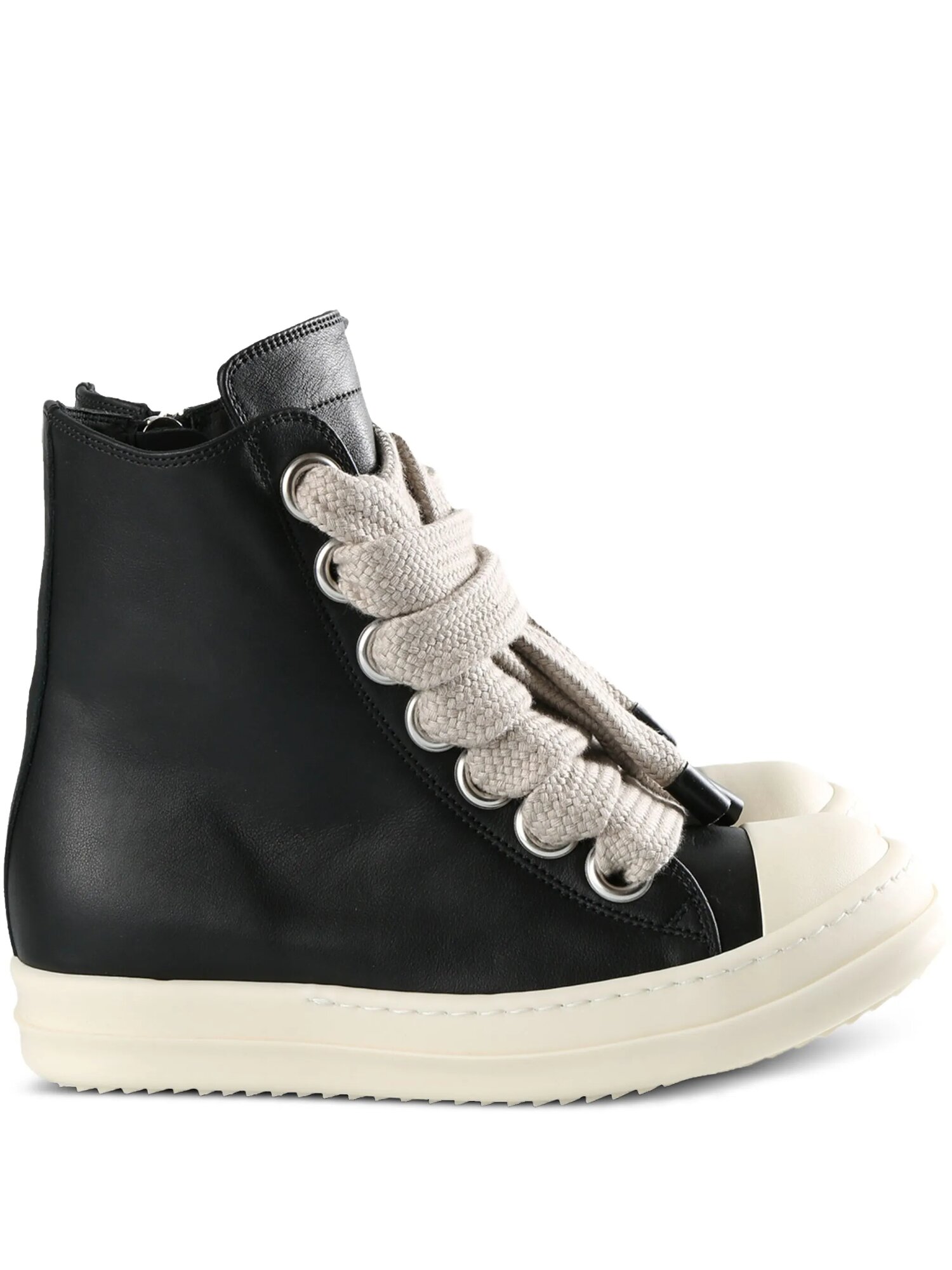 Кроссовки Leather high-top sneakers