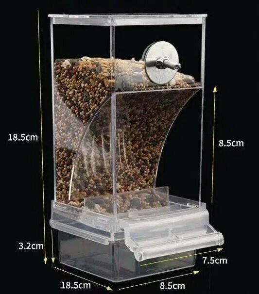 Кормушка для птиц, автоматическая, кормушка для попугаев