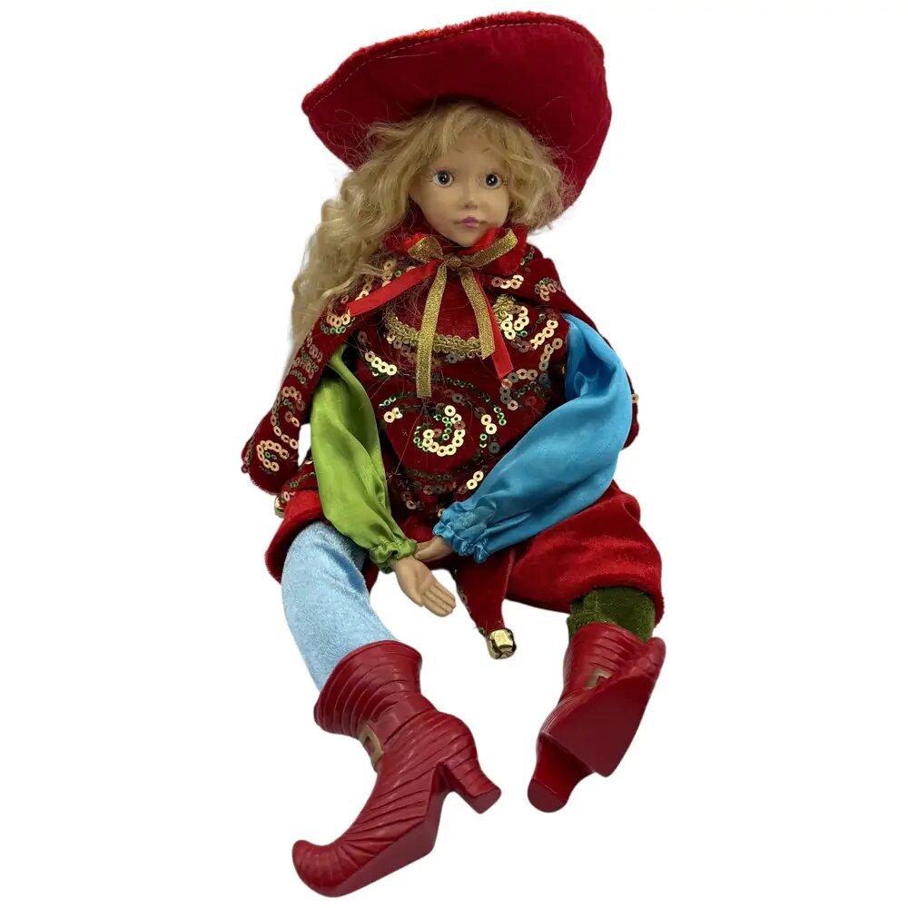 Кукла интерьерная "Эльф" музыкальная, керамика, 32 см, 1970-1980 гг, Европа