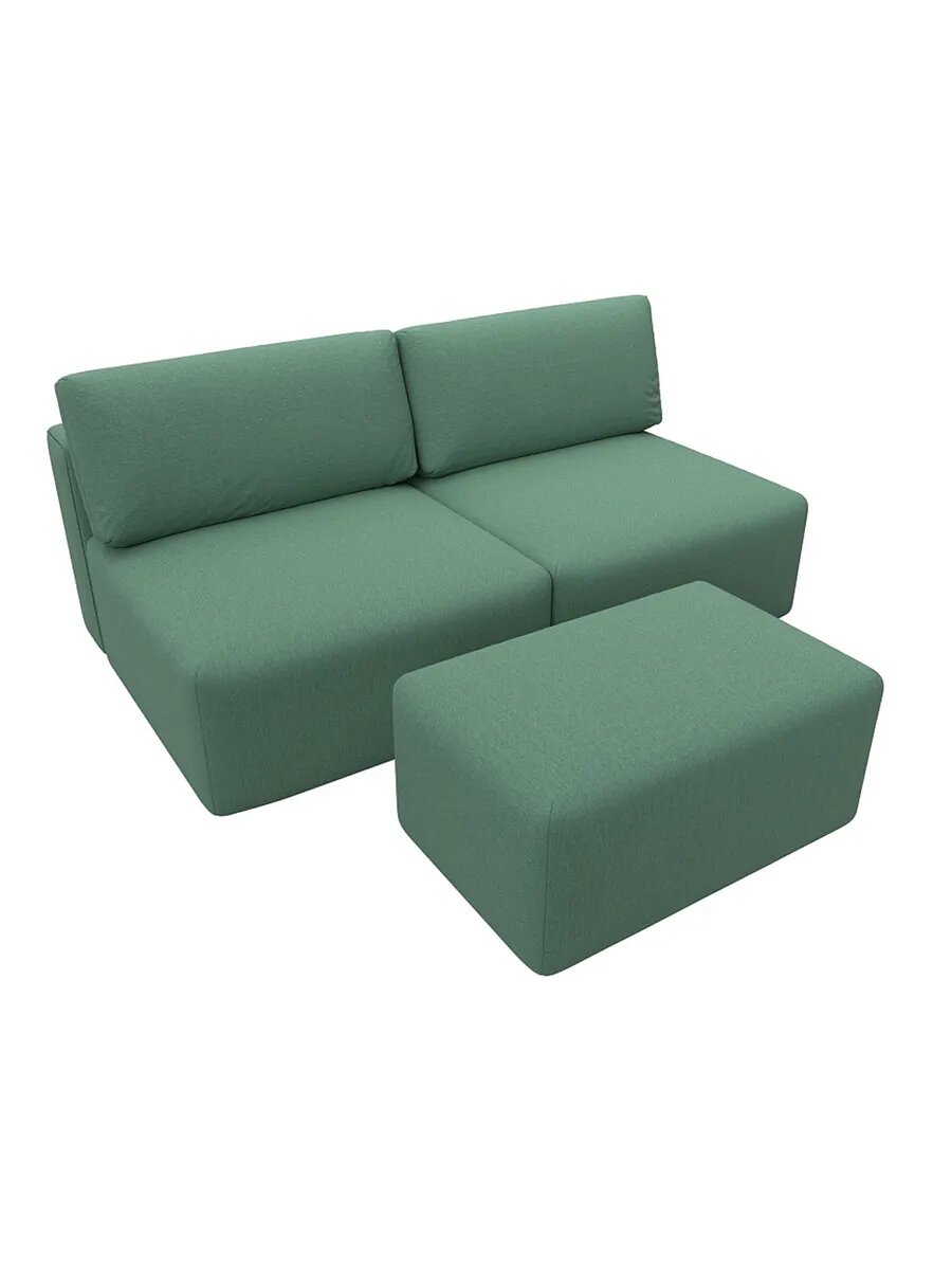 Диван прямой модульный Лего 267x85x119 см, рогожка