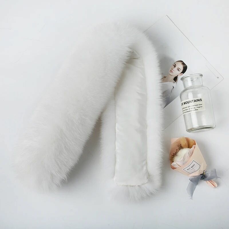 Горжетка LUCKYFUR Шарф из натурального меха лисы Женский зимний аксессуар