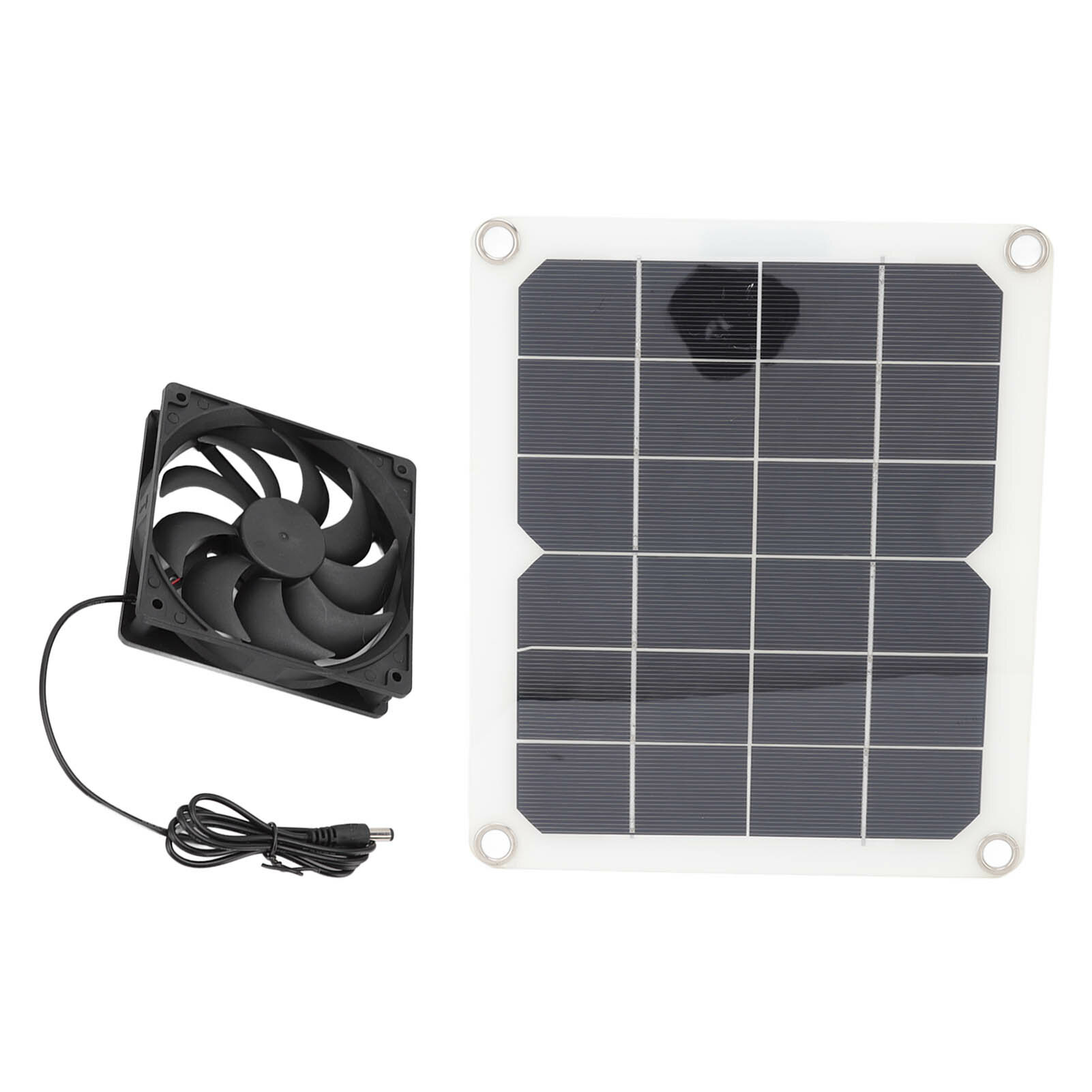 10 Вт 6 В комплект вентилятора для солнечной панели 3000 об/мин кремниевый пластиковый вентилятор для солнечной панели солнечный вытяжной вентилятор портативный вентилятор для теплицы для домашних животных