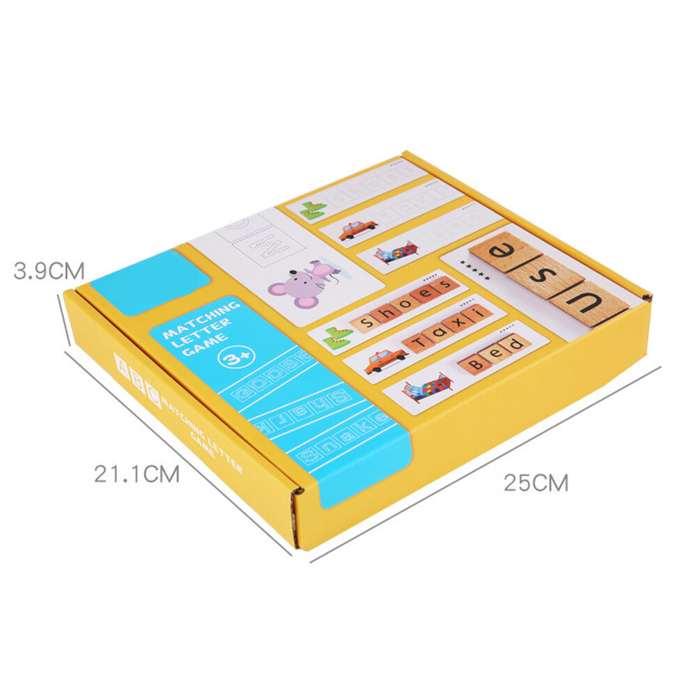 Деревянные Игры для Обучения Алфавиту: Игра на Совмещение Букв для Детей и Развитие Зрительной Памяти