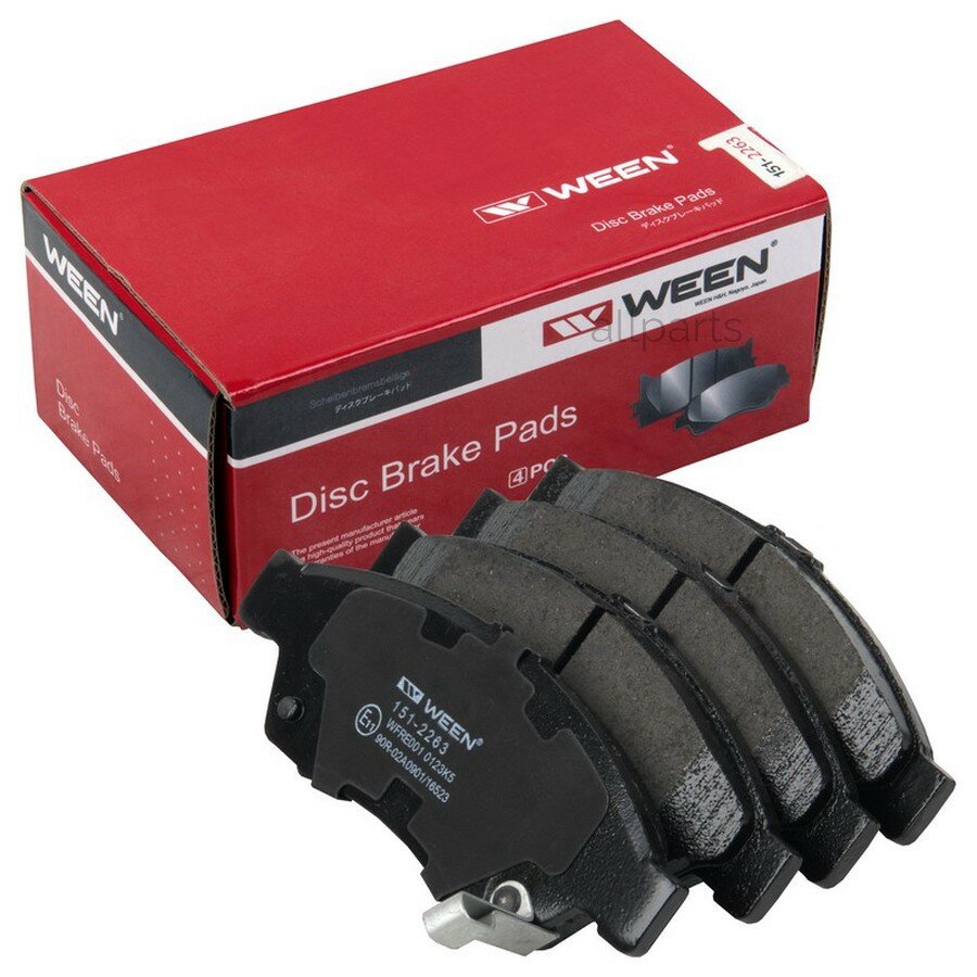 WEEN 151-2263 Тормозные колодки дисковые передние SUZUKI Liana (ER) Liana Estate (ER)
