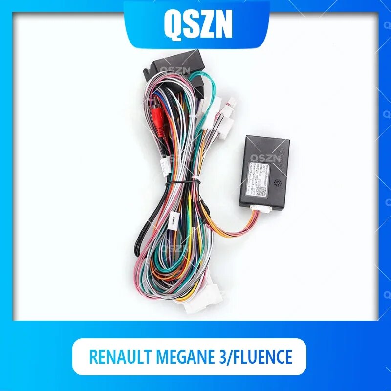 QSZN Android Canbus Box LNF1.10 для RENAULT MEGANE 3/FLUENCE 2008-2014, 16-контактный жгут проводов, силовые кабели, автомобильное радио Set