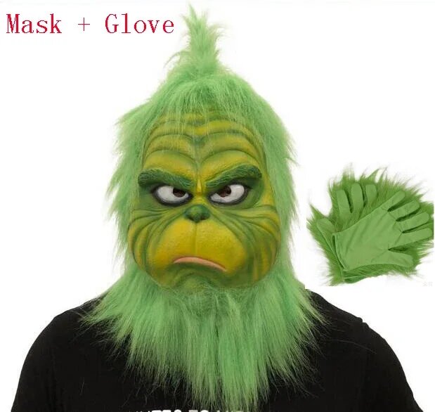 Латексная маска Grinch Coslan Masks And Glove