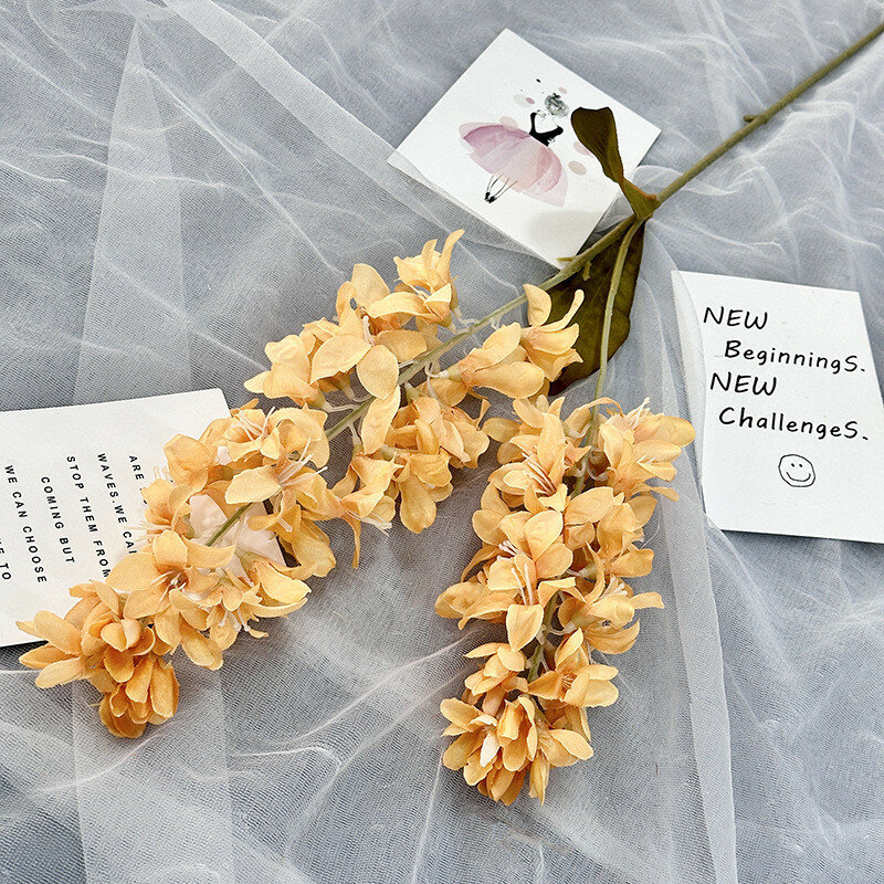 Декоративная арка для свадьбы из искусственного гиацинта с шелковым цветочным оформлением для дома и мероприятий желтый