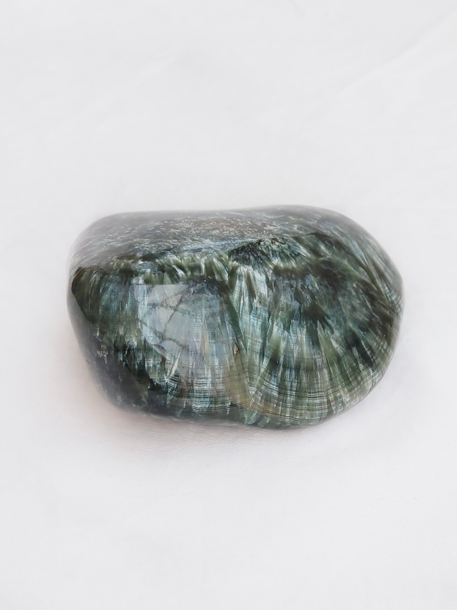 Клинохлор (серафинит) окатыши. Талисман. Амулет. Вес 302 гр