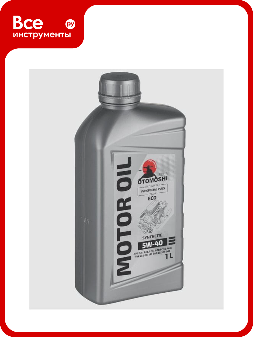 Моторное масло Otomoshi ECO for VW SPECIAL PLUS 5W-40 1л MF213083