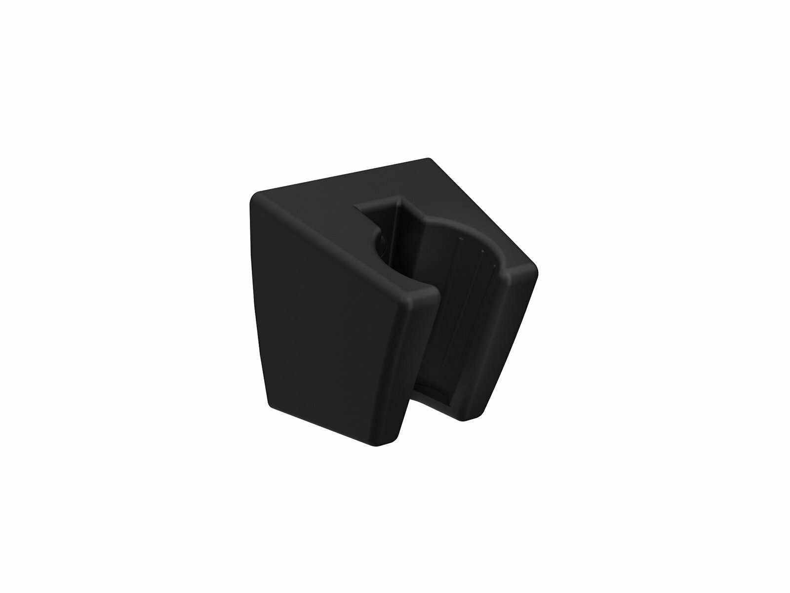 Держатель ручного душа Ravak X07P640 из прочного пластика, цвет черный