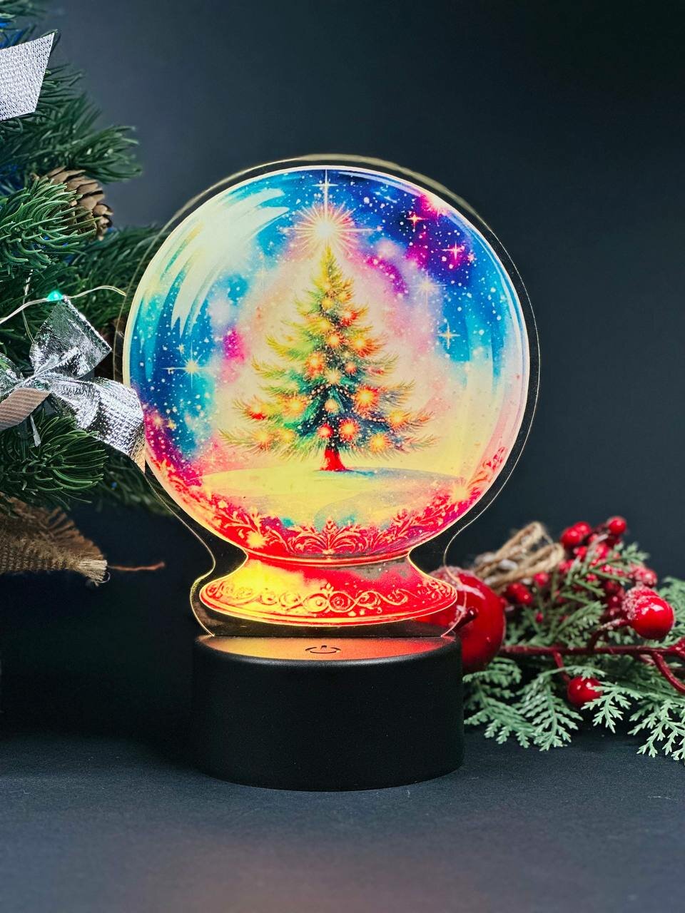 Ночник светильник подарок на Новый год 2026 /Подарок на Новый Год/Подарок на Рождество.