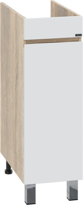 Тумба под раковину СаНта Марс 29 напольная, для стиральной машины, янтарная