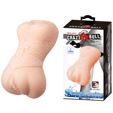 Baile Crazy Bull Мастурбатор, телесный Мастурбатор с эффектом смазки