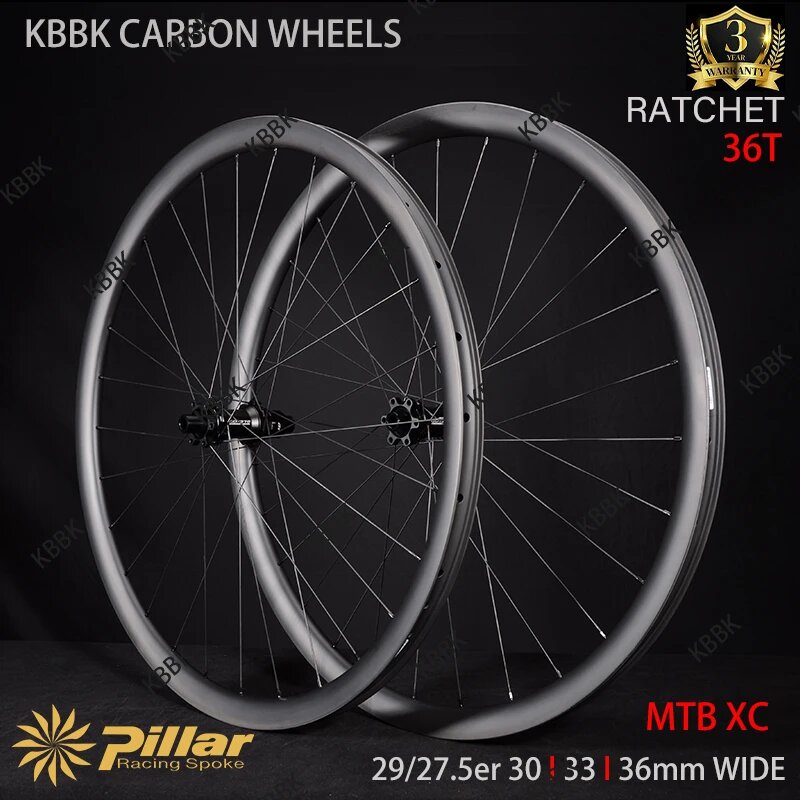 Карбоновые колеса MTB Маллет 29er, Center Lock, FQRx100mm RQRx135mm, HG 9-10-11S, 30x30 Symmetry