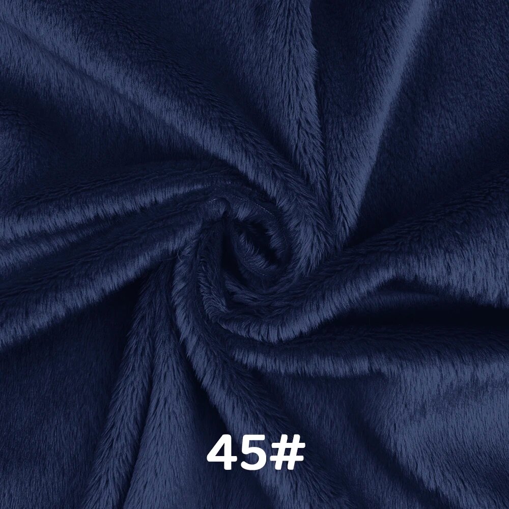 Искусственный мех ZYFMPTEX 45x50 см Темно-синий, 45