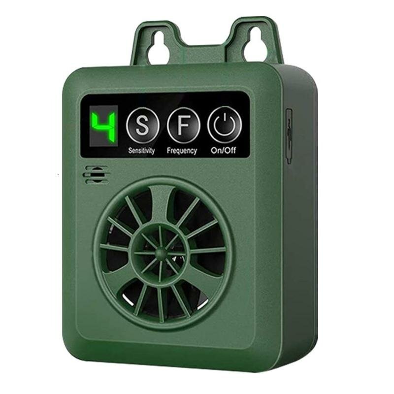 Антибаркинг -устройство собаки лай для управления безопасностью Ультразвуковой ПЭТ -стопор инструмент репеллеров, Армейский Зеленый
