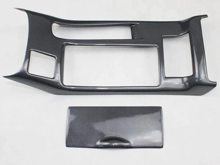 Для Mitsubishi Lancer EX 2010 2011 2012 2013 2014 2015 2016, автоаксессуары, аксессуары для внутренней отделки из углеродного волокна, наклейки из АБС-пластика оливково-желтый