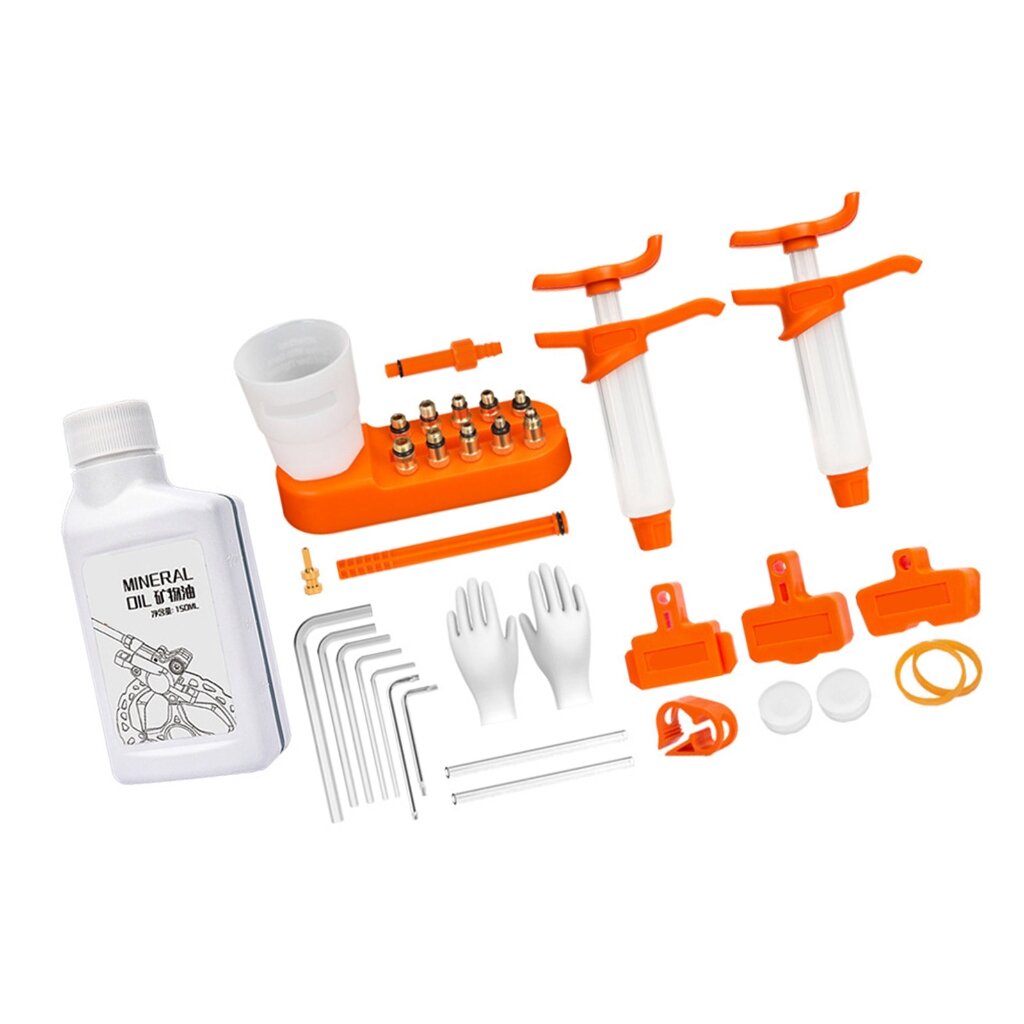 Гидравлический Дисковый Тормоз Велосипедов Набор Для Прокачки Минерального Масла Набор Для Прокачки Гидравлического Дискового Тормоза Велосипедов Инструмент Для Ремонта Тормозов