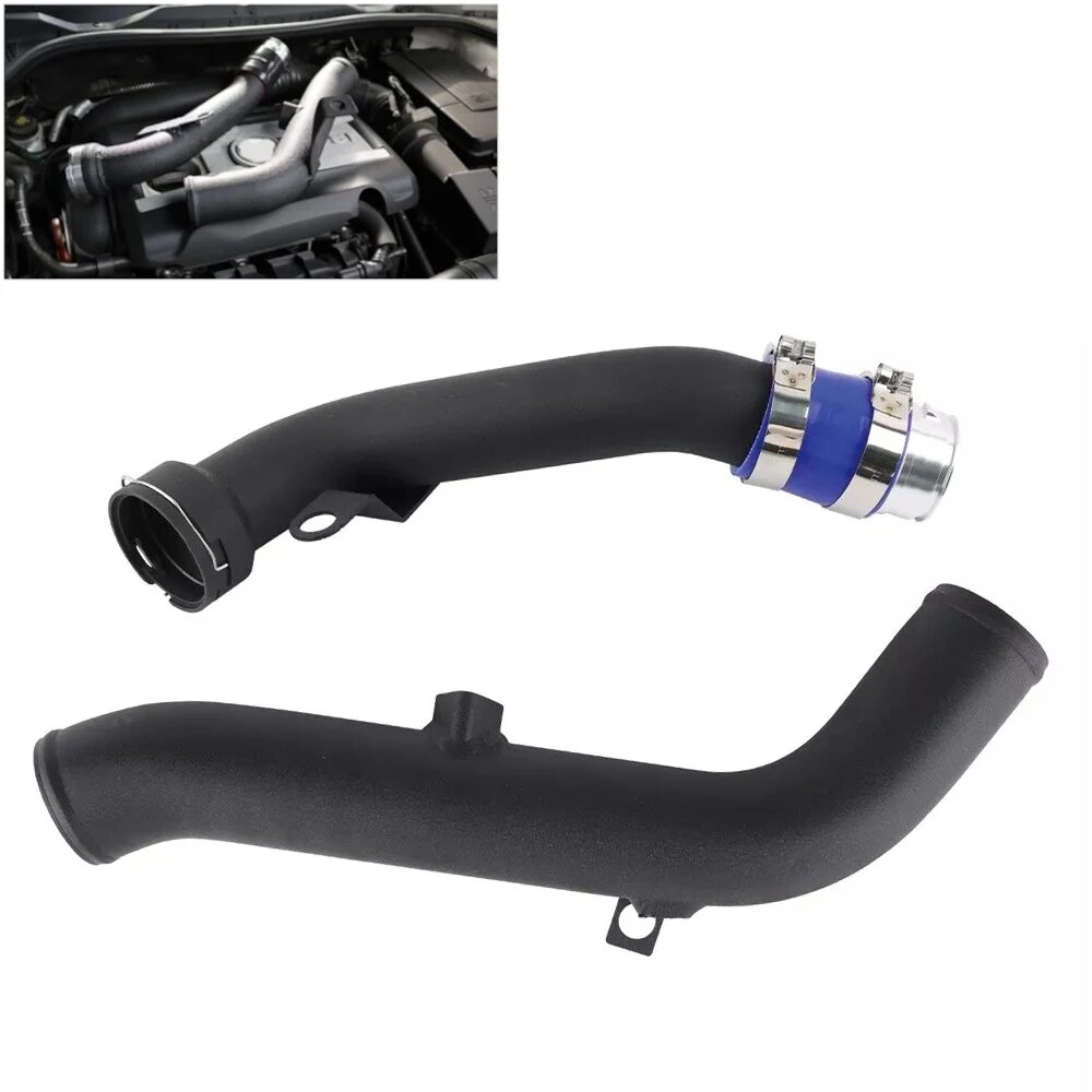 Модификация комплект для переоборудования турбонаддува, черный для Volkswagen VW MK5 MK6 GTi Jetta Tiguan Scirocco Audi TT MK2 2009-2013