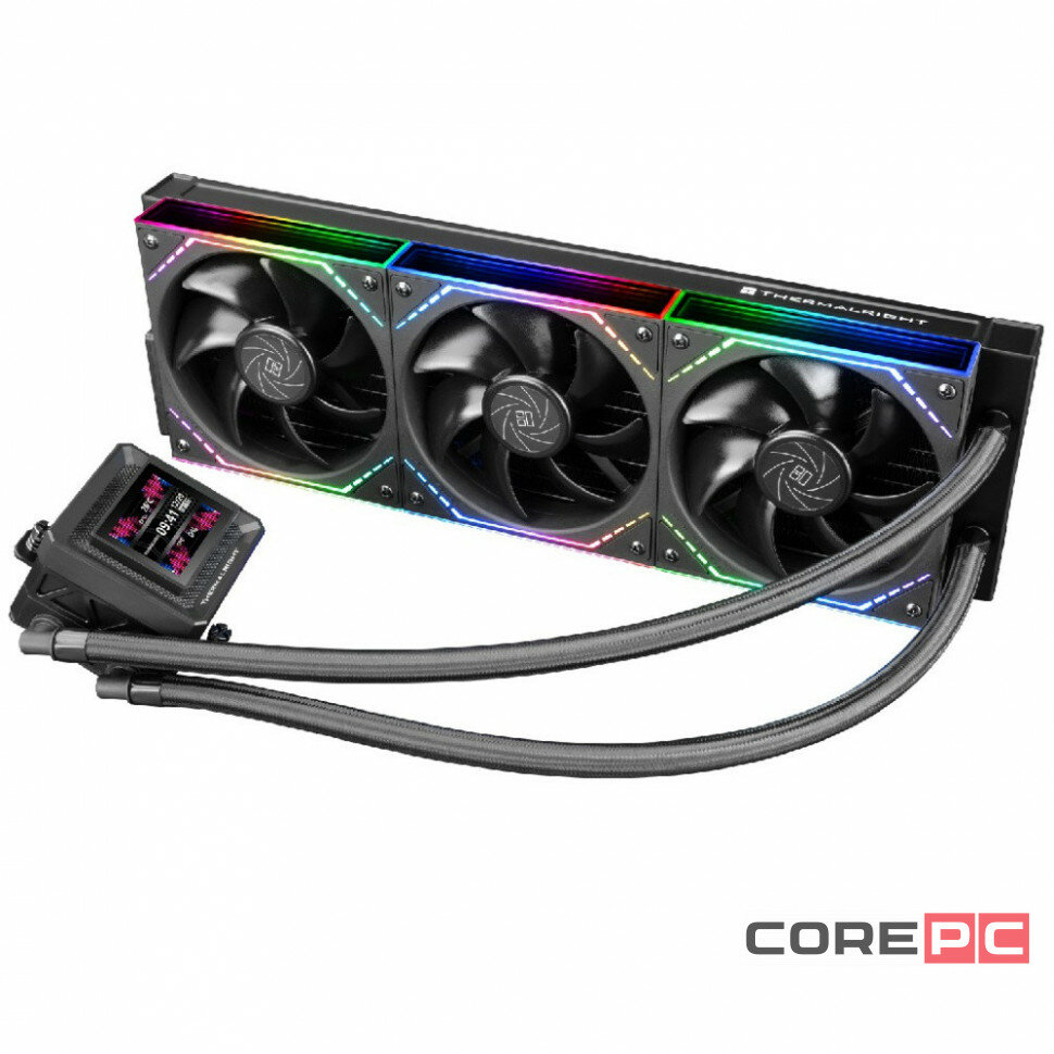 Система жидкостного охлаждения для процессора Thermalright Frozen Warframe SE 360 ARGB Black V2 (TRFWSE360ABV2)