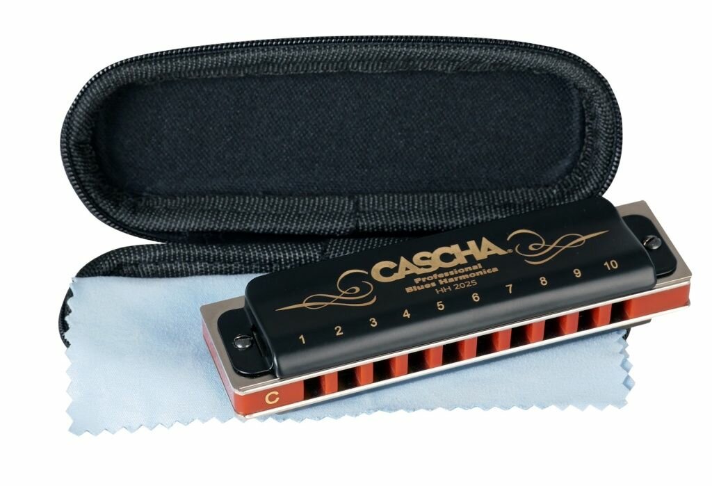HH-2025 Professional Blues C Губная гармошка, Cascha