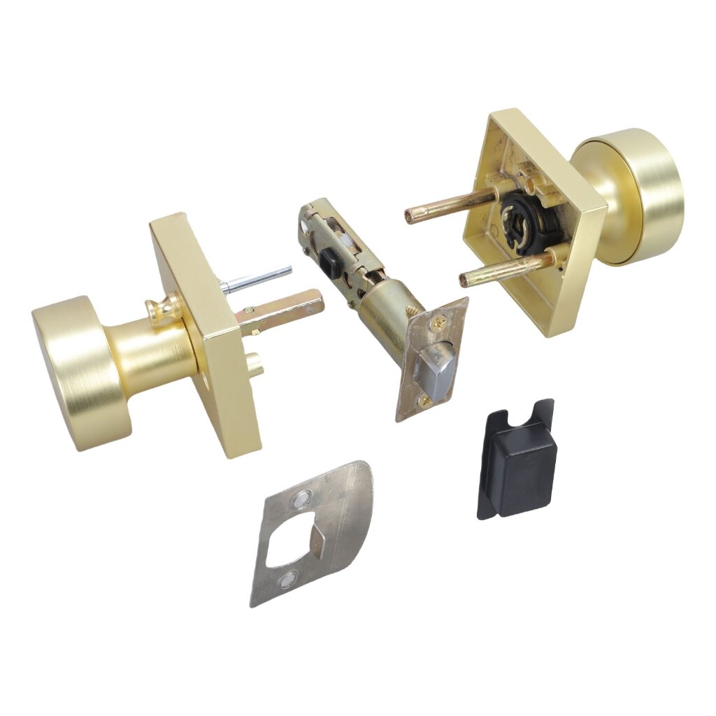 Элегантный дизайн, Атласные Латунные Дверные ручки, Удобные для Обустройства дома