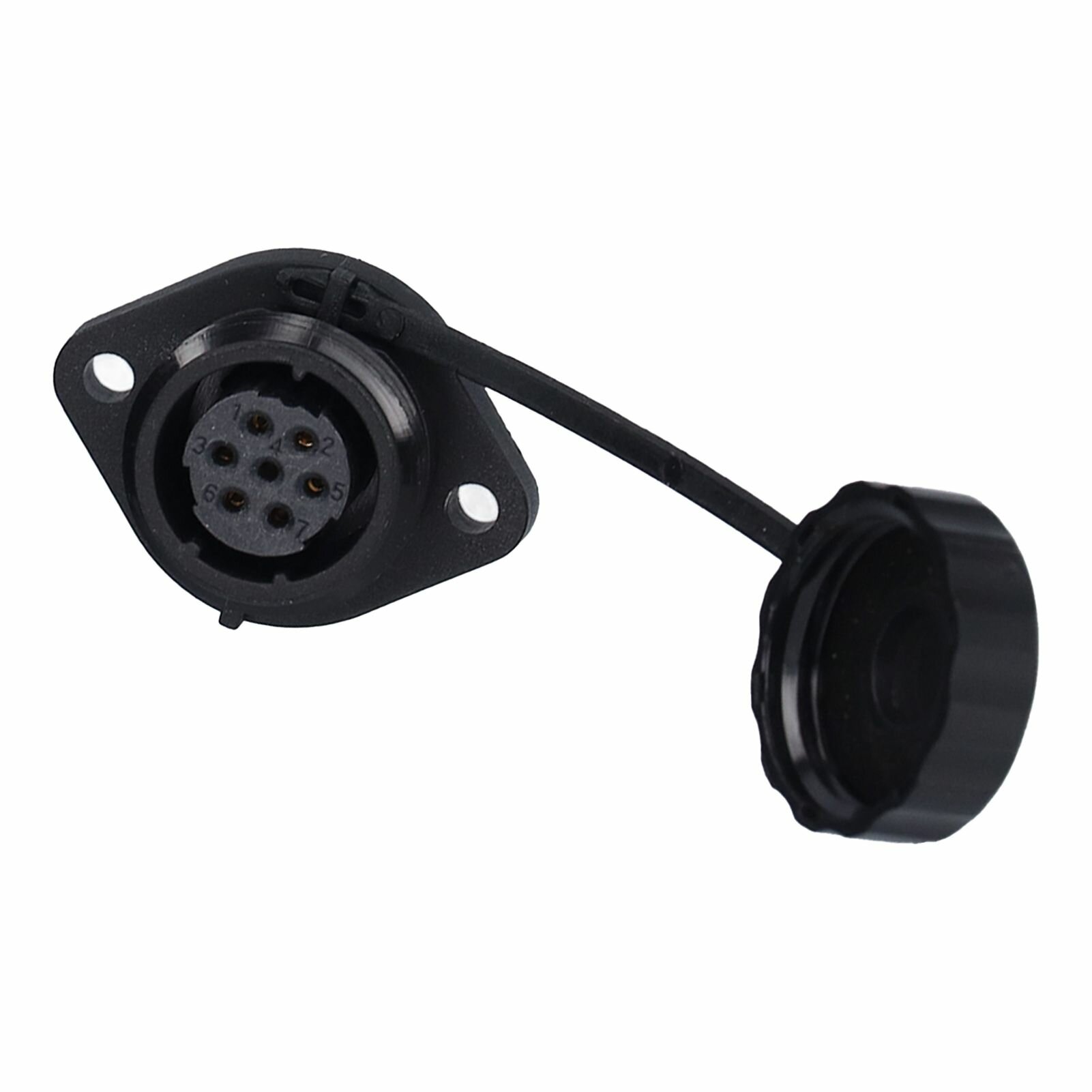 SP16 Фланцевая водонепроницаемая авиационная розетка IP68 Мужские и женские стыковые соединения Фланцевый водонепроницаемый разъем7 ядер (250 В, 5 А)